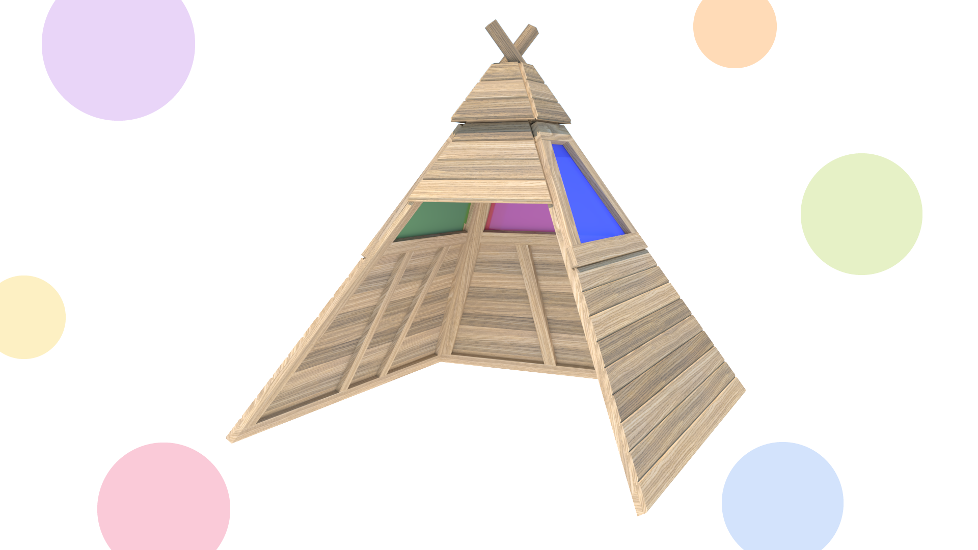 Rainbow Teepee